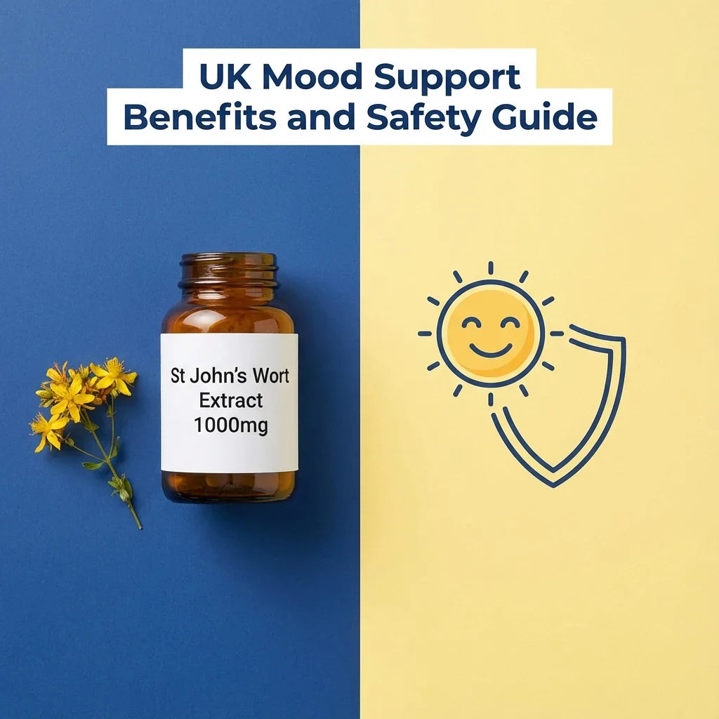 St John's Wort Extract 1000mg: UK Mood Support Benefits and Safety Gui ...