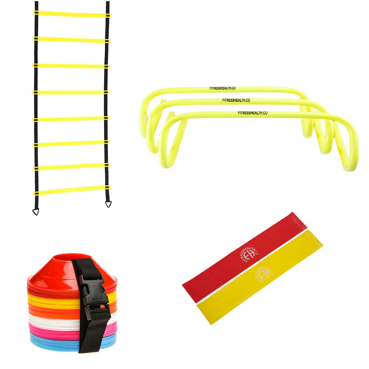 Exercise set equipment for home gym fitness workouts speed agility tra ...