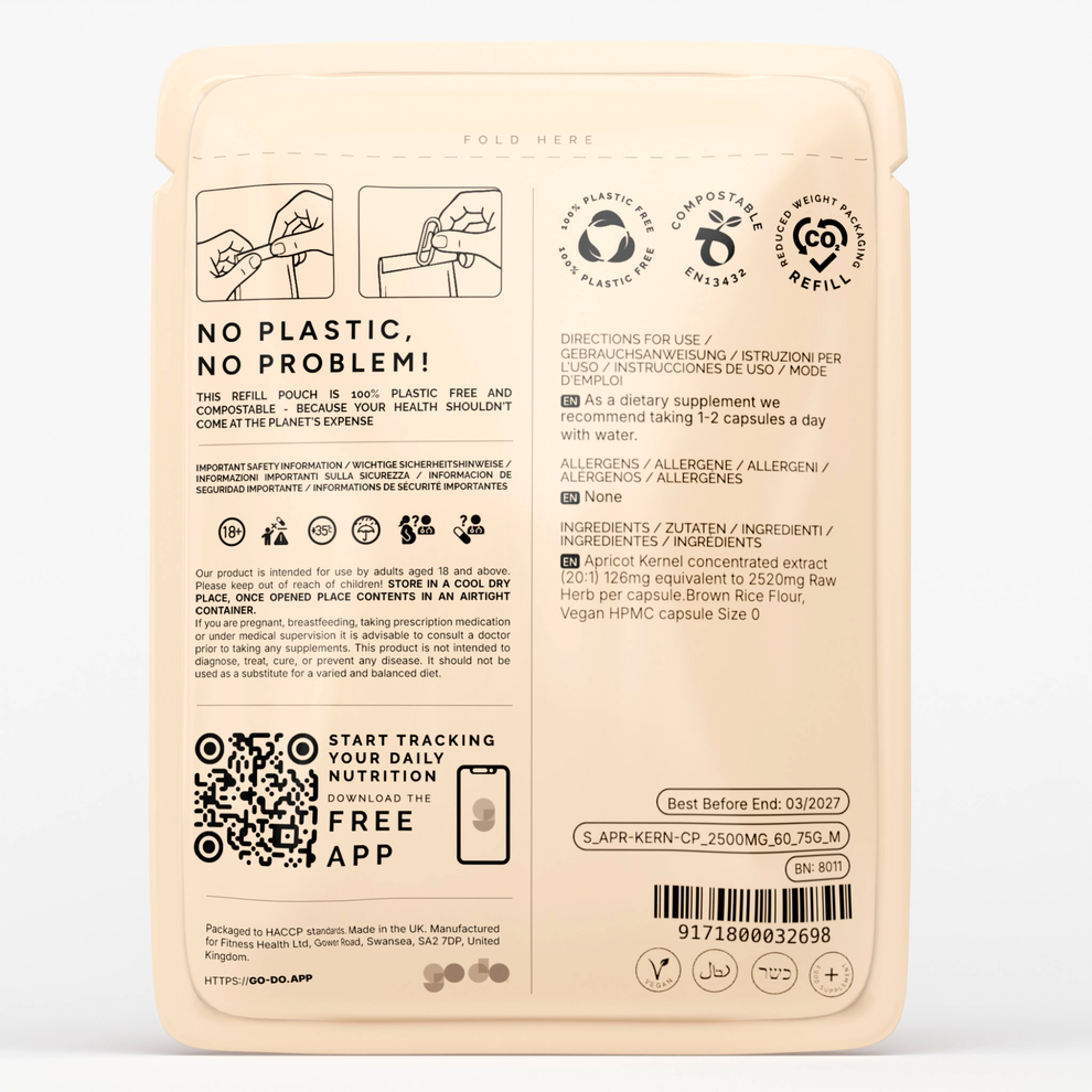 Apricot Kernel Capsules 2500mg – Fitness Health