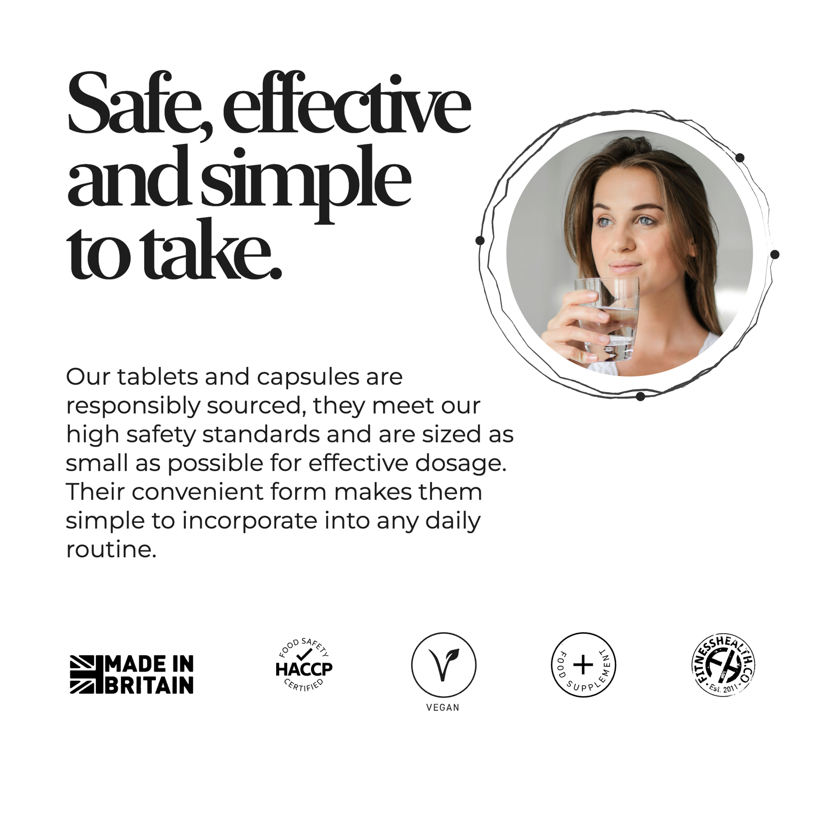 Biotin, Copper & Zinc Tablets – Fitness Health