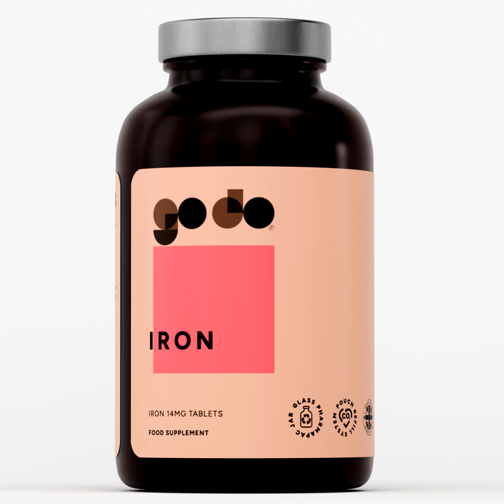 Iron 14mg Tablets - 1 a day - Energy & Blood Health Support – Fitness ...