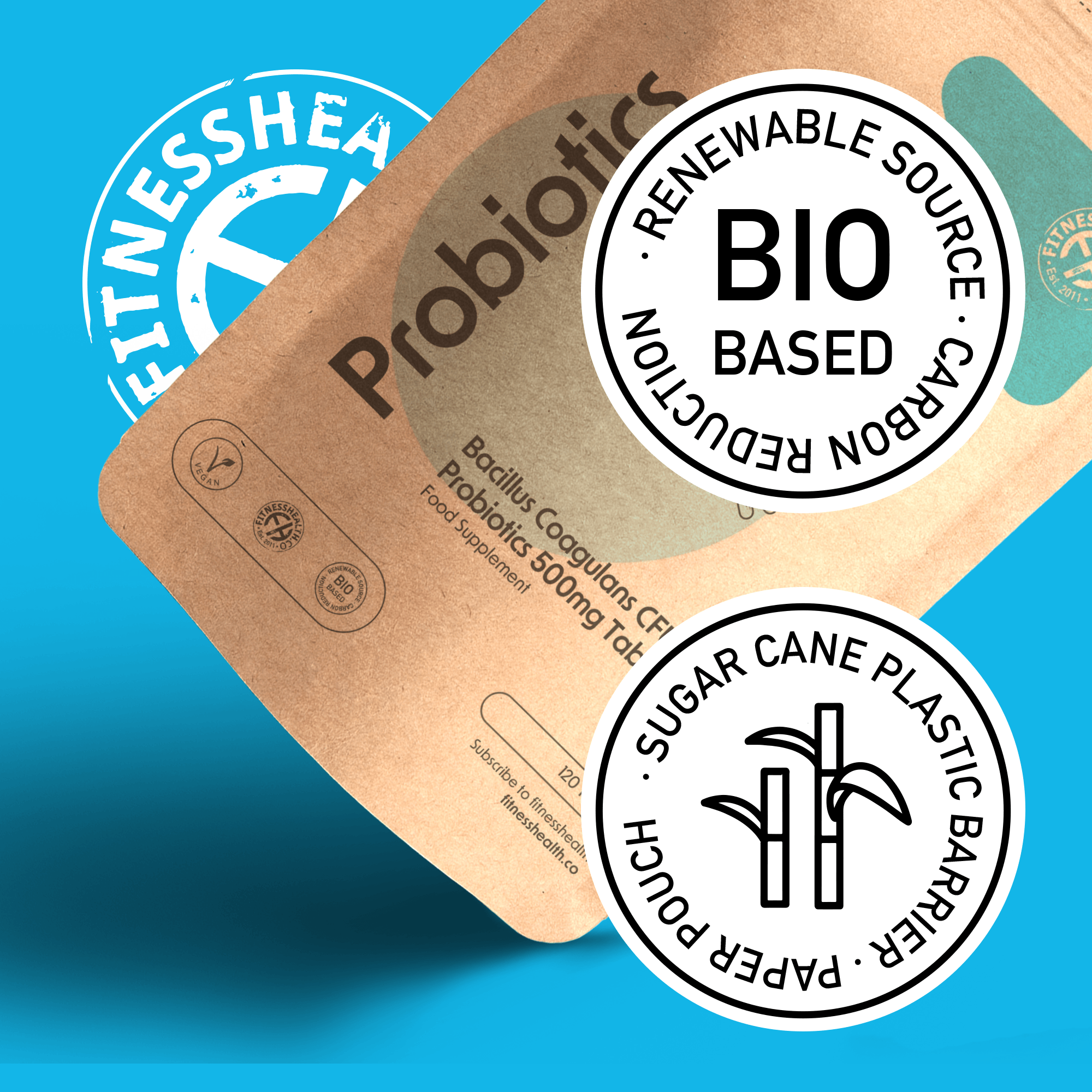 Bacillus Coagulans CFU Probiotics Tablets 500MG – Fitness Health